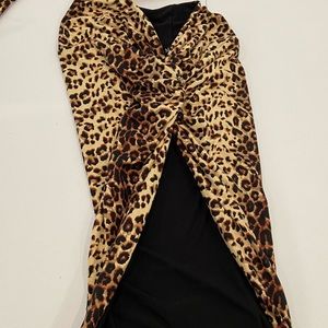 Hot Miami Styles | Dresses | Leopard Two Piece Set New With Tags | Poshmark